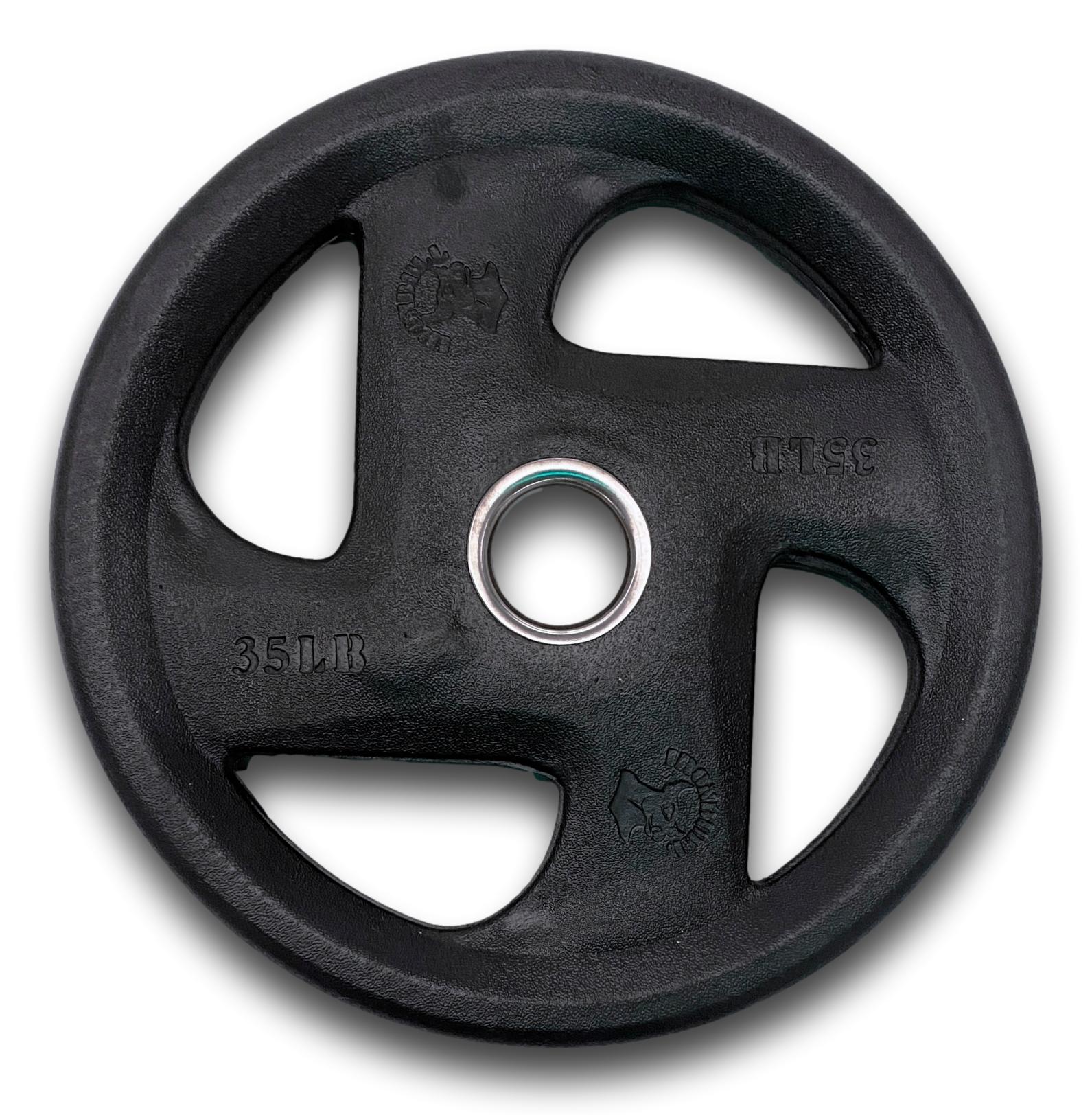 Rubber Coated Olympic Grip Plate Set – Quest Nutrition and Athletics